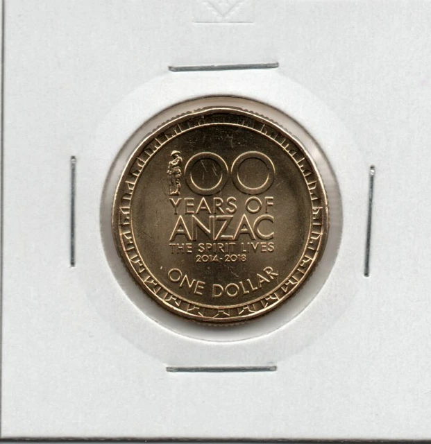 AUSTRALIAN: 2017 $1 100 Years Of Anzac Unc Coin In 2X2 Holder EUR 4,90 ...