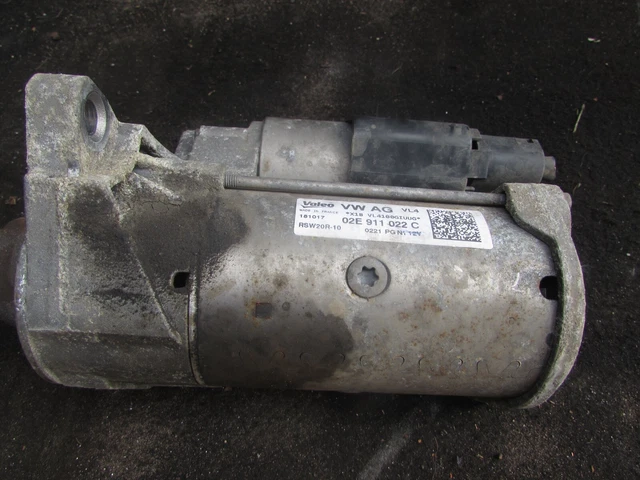 VW VOLKSWAGEN GOLF Mk7 Gtd 2.0 Diesel Dsg Starter Motor 02E911022C £31. ...