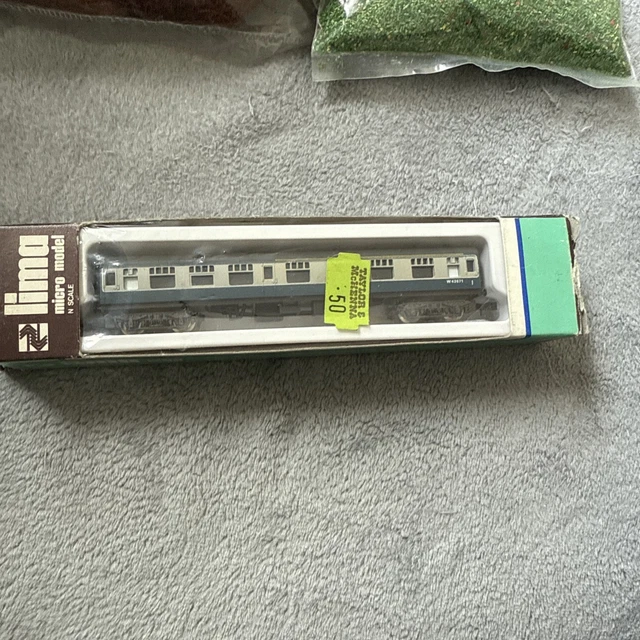 N GAUGE LIMA MK1 BLUE GERY COACH W43671 BOXED AS SHOWN £12.54 - PicClick UK