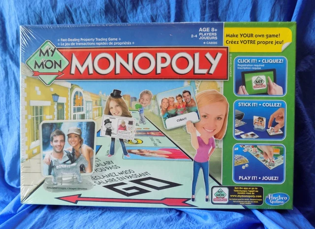 MY MONOPOLY Board Game Make Your Own Game Version Hasbro 2014 £20.88 ...