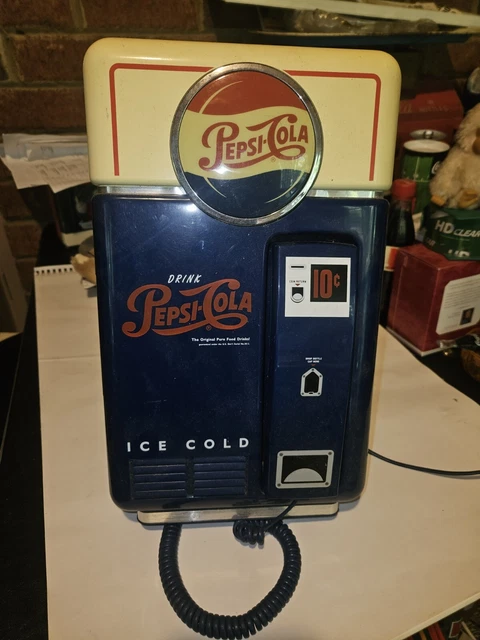 VINTAGE/RETRO PEPSI-COLA TELEPHONE Pepsi Vending Machine Landline Phone ...