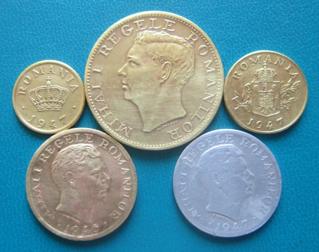 KGR. RUMÄNIEN - * Bani-/Leu/Lei-/Leu-Lot 1945-47 * - Teils Selten/Stark ...