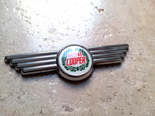 CLASSIC MINI COOPER S Genuine Rover Mpi Bonnet Boot Badge Rare Works ...