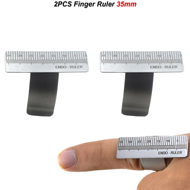 ENDODONTIC ENDO MEASURING Gauge Finger Ruler Span Root Canal Dental ...