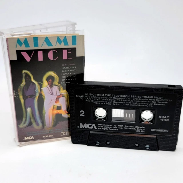 MIAMI VICE ORIGINAL TV Series Soundtrack 1985 (Audio Cassette Tape ...