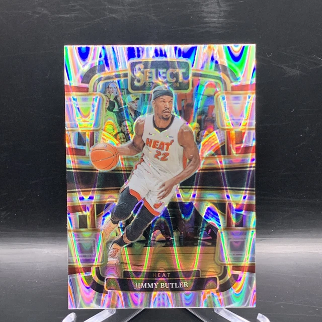 2023-24 PANINI SELECT Jimmy Butler Argento Tettonico Prizm Calore Atrio ...