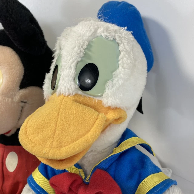 VINTAGE WALT DISNEY Co Mickey Mouse Donald Duck Plush Soft Toys EUR 44 ...