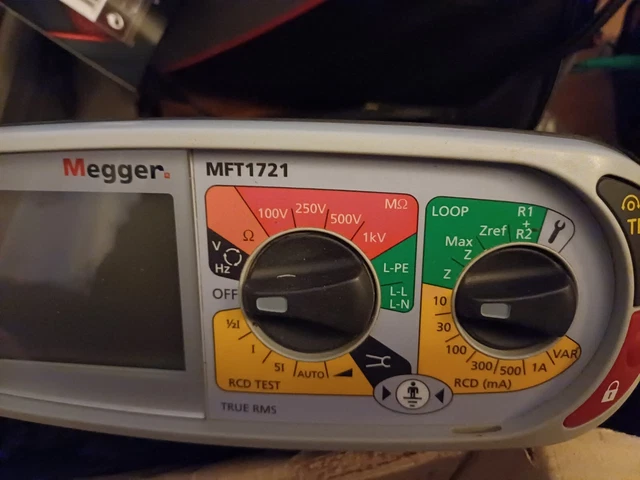 MEGGER MFT 1721 Multifunktionstester guter Zustand 12 Monate Kal ...