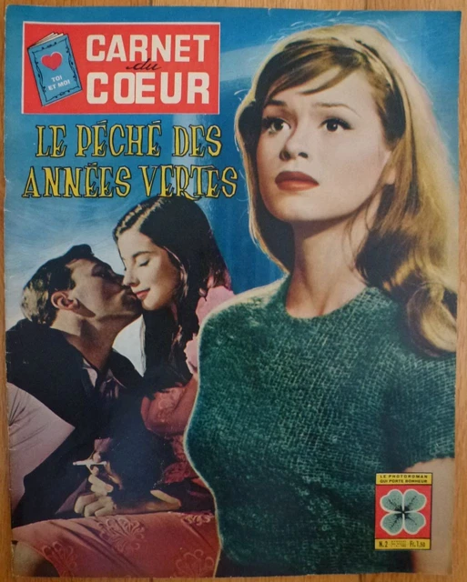 CARNET DU COEUR N° 2/1963 - Le Péché des Années Vertes, Marie Versini A ...