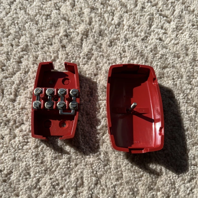 VINTAGE GPO TELEPHONE Block Terminal 52a / Junction Box - Red - New Old ...