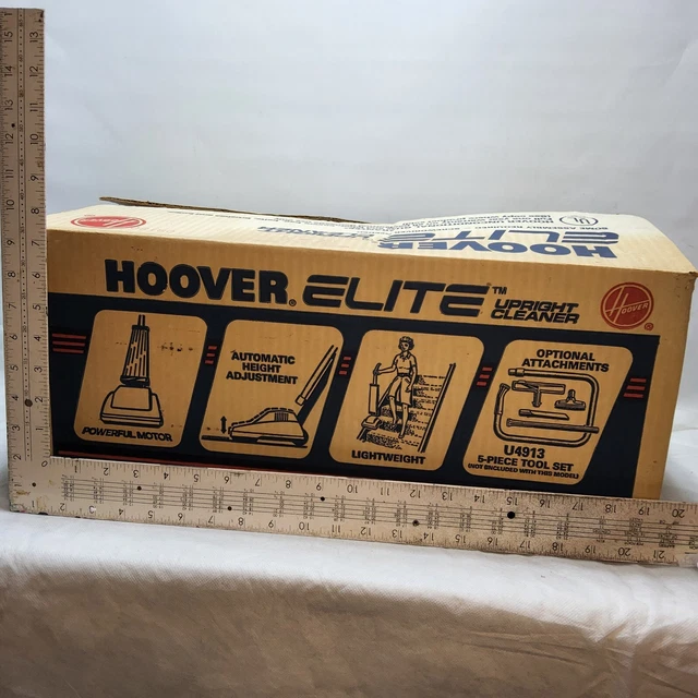 HOOVER ELITE U4467 box upright Vacuum Cleaner empty product vintage ...