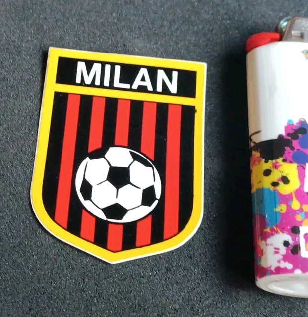 ADESIVO STICKERS STEMMA Logo Crest Badge Distintivo Club Ac Milan ...