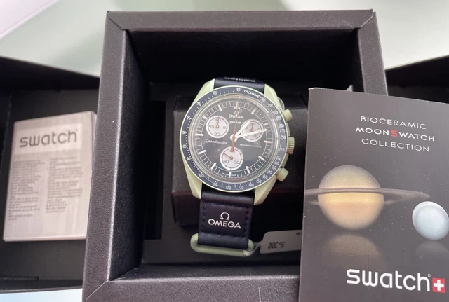 SWATCH OMEGA MISSION to EARTH Moonswatch Collection - Bioceramic NEU ...