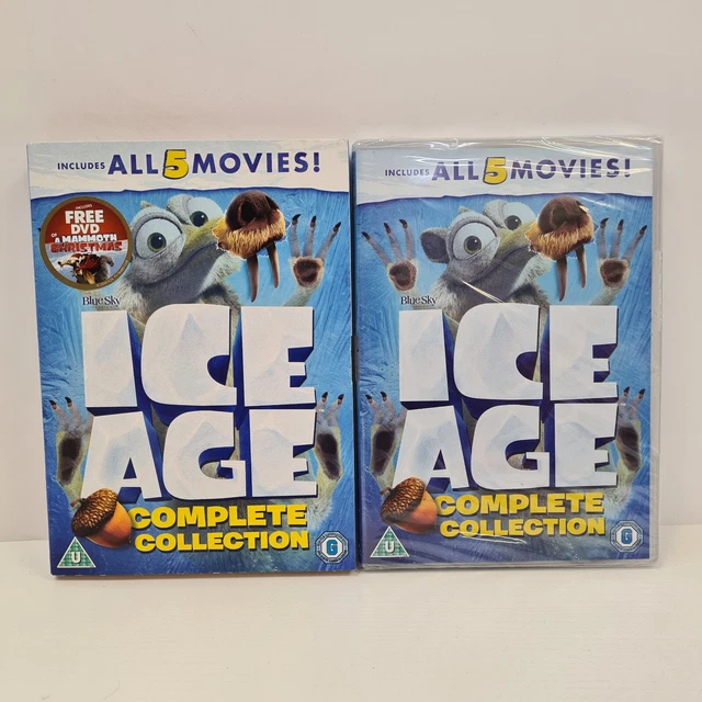 ICE AGE COMPLETE Collection DVD Box Set With Slip Cover New Sealed UK ...