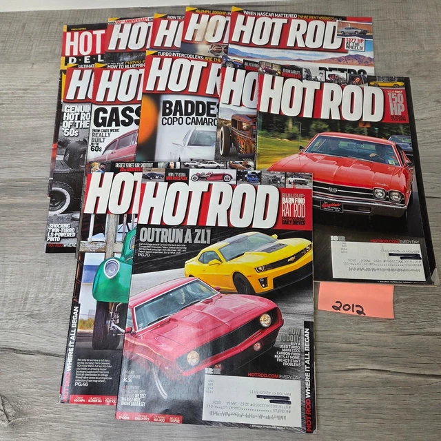 12 ISSUES HOT Rod Magazine 2012 LOT £9.67 - PicClick UK