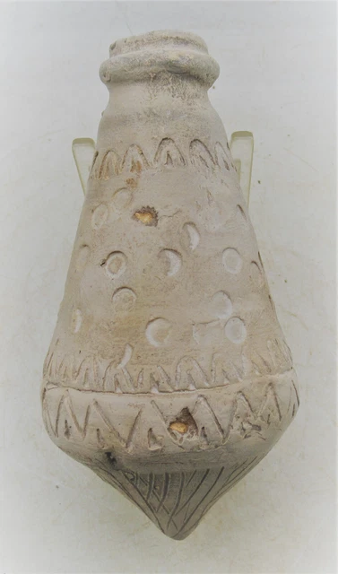 RARE ANCIENT BYZANTINE Terracotta Throwing Grenade Battle Relic 800Ad ...