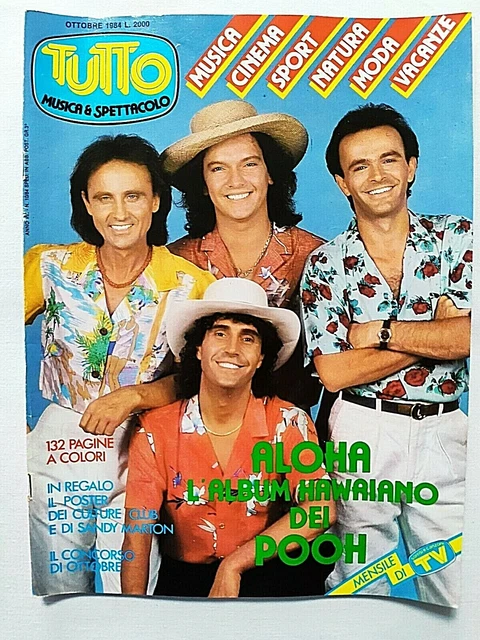 TUTTO MUSICA 10-1984 Pooh-Lucio Dalla-Alphaville-Boy George-Trial-Sandy ...