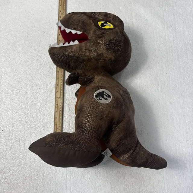 JURASSIC WORLD T-REX DINOSAUR PLUSH SOFT TOY TEDDY 11.5" 30CM park ...