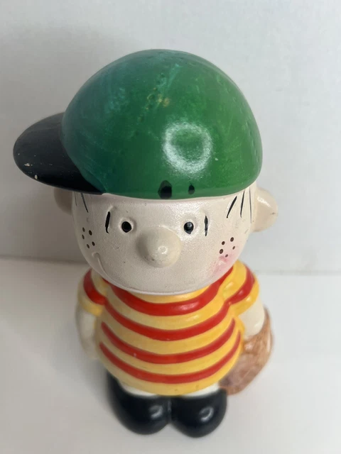 CHARLIE BROWN RARE Vintage Snoopy Peanuts Gang Piggy coin Bank Snoopy ...