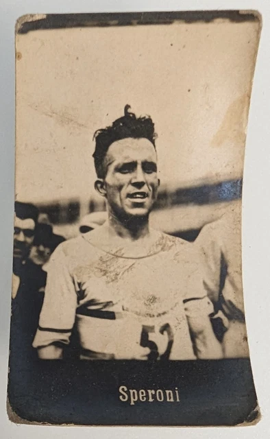 FIGURINA CARTONATA STICKER SPERONI ATLETICA ANTEGUERRA ANNI '20 '30 EUR ...