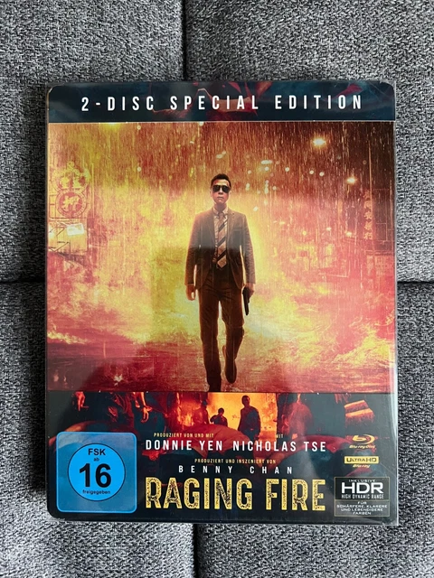 RAGING FIRE 4K UHD Blu-ray Steelbook / SELTEN / OOP & RAR / inkl. J ...