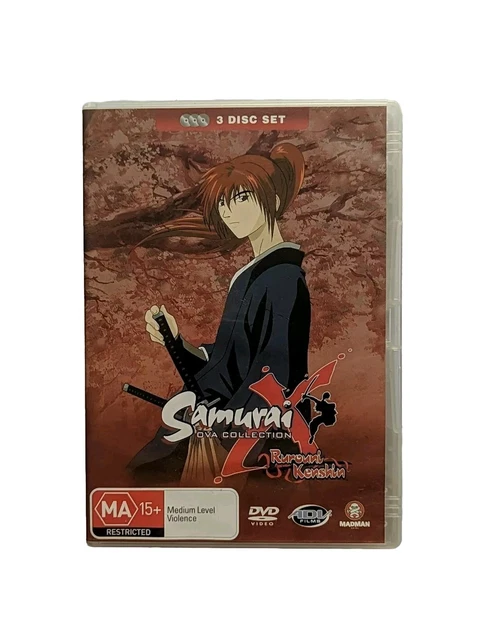 SAMURAI X OVA Collection Kurouni Kenshin Anime DVD Region 4 PAL - 3 ...