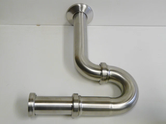 SIPHON VIEGA STAINLESS Steel Look, Tube Siphon, Tube Odor Closure ...