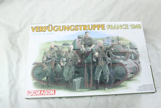 1:35 MODELLBAUSATZ DRAGON 6309 Verfügungstruppe France 1940 OVP EUR 3 ...