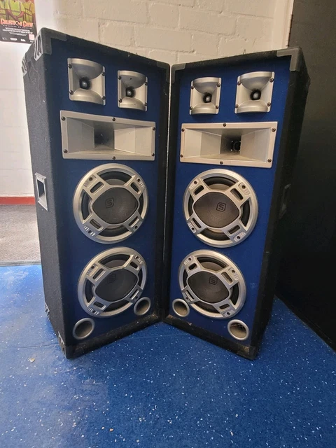 SKYTEC SPEAKERS PA-SPEAKER 2x 8” woofer 600w £94.31 - PicClick UK