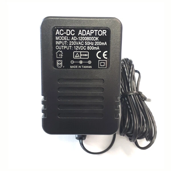 DC POWER SUPPLY 12V 800MA for SCANNER SU16 RADIO MIC RECEIVER - AD ...