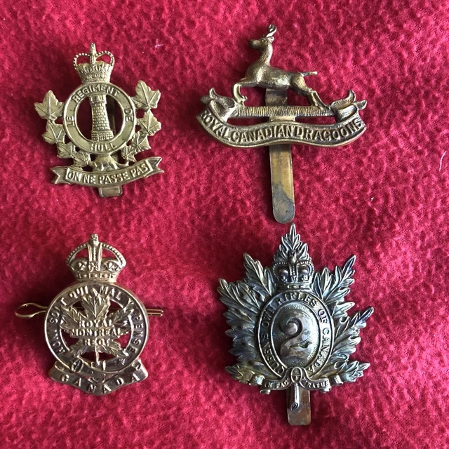 CANADIAN ARMY CAP Badges Sold Individually FREE Postage £9.99 - PicClick UK