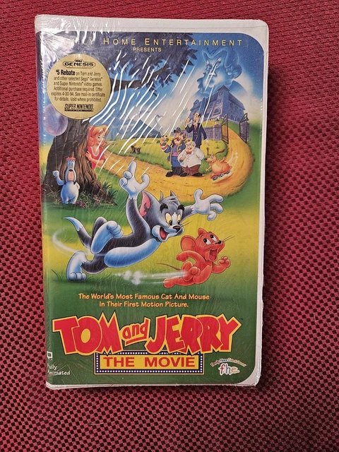 TOM AND JERRY - The Movie (VHS, 1999, Clam Shell) SCELLÉ EN USINE ...
