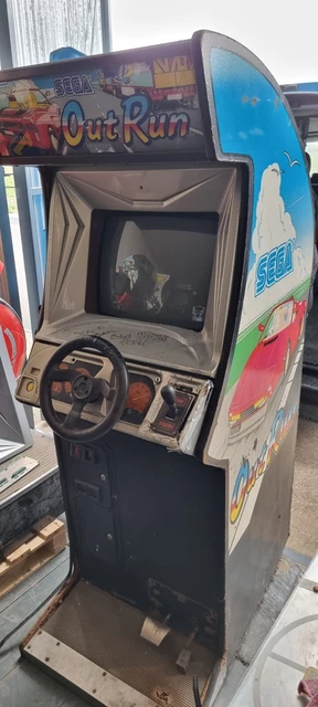 SEGA OUTRUN ARCADE Machine 1986 upright " project" £600.00 - PicClick UK