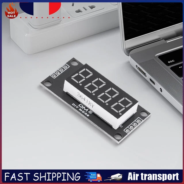 # TM1637 LED Display Module 4 Digit Clock Module Digital LED Module ...
