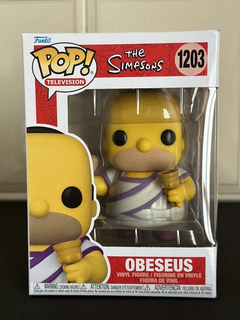THE SIMPSONS FUNKO POP! Homer Obeseus Vinyl 9 Cm #1203 Pop Television ...