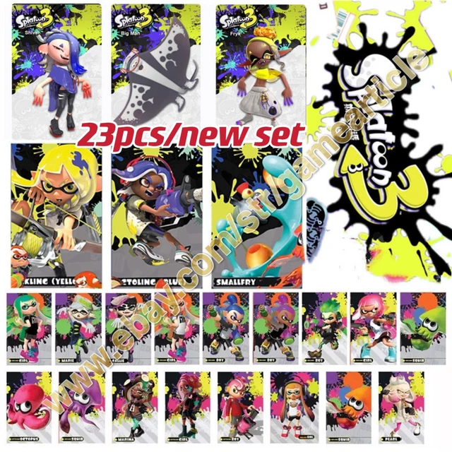 23PCS/SET NFC CARDS Tag Splatoon 3 Game Card Octoling Octopus For ...