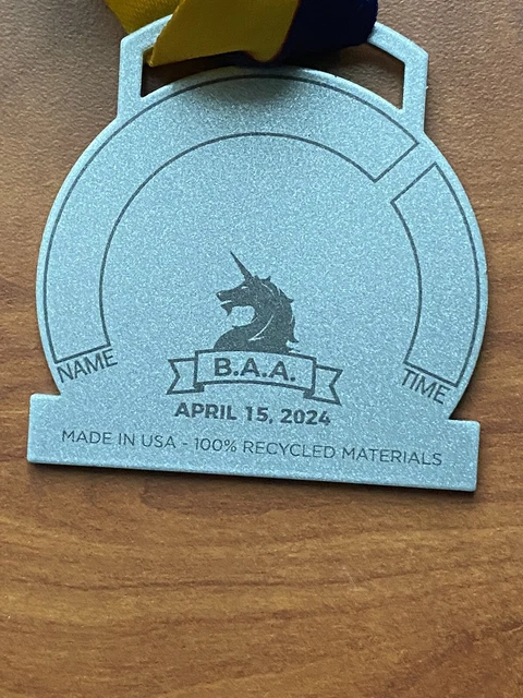 2024 BOSTON MARATHON Medal 128th Marathon 4/15/2024 B.A.A. $109.67 ...