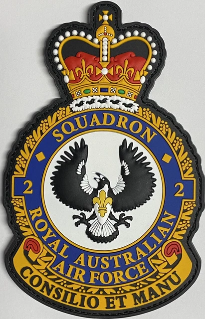 2 SQUADRON RAAF Crest *BRAND NEW* PVC Patch Australia $15.00 - PicClick AU
