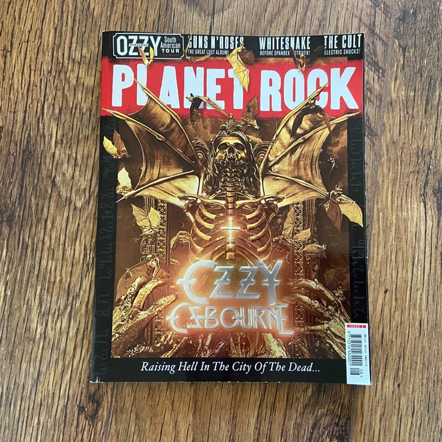 PLANET ROCK MAGAZINE No.8, Ozzy Osbourne, Whitesnake, Guns N Roses..Etc ...