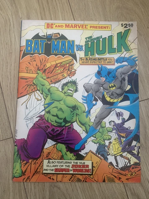 BATMAN VS THE Hulk Dc And Marvel Crossover Collectors Edition C-755 ...