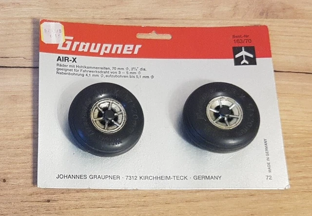 GRAUPNER AIR-X RÄDER 70mm Best.Nr.163/70 EUR 9,00 - PicClick DE