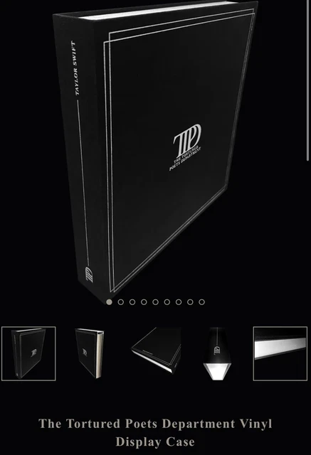 THE TORTURED POETS Department TTPD Vinyl Display Case $99.99 - PicClick