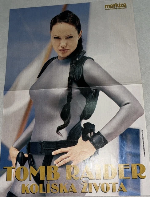 ANGELINA JOLIE LARA Croft: tomb Raider the cradle of life slovak ...
