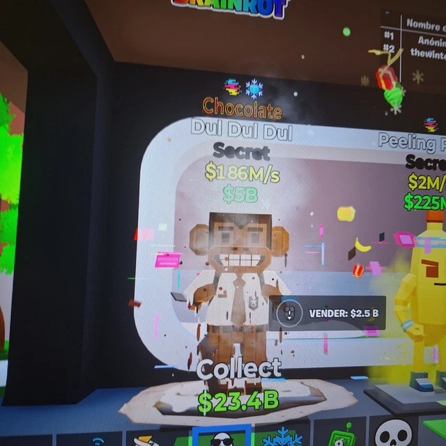 FORTNITE STEAL A Brainrot-Dul Dul Dul Chocolate 186m/s EUR 15,00 ...