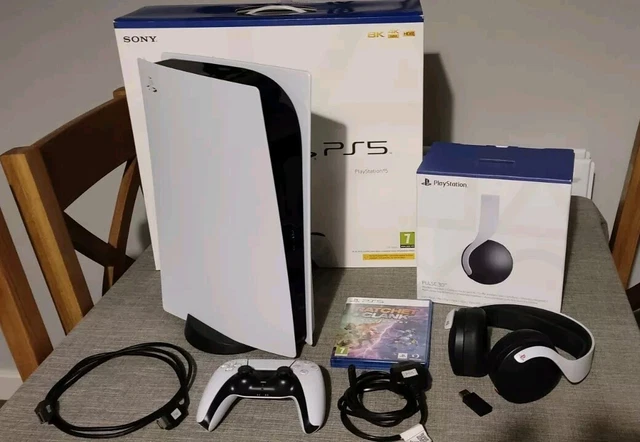 SONY PS5 DISC Console bundle - White £399.99 - PicClick UK