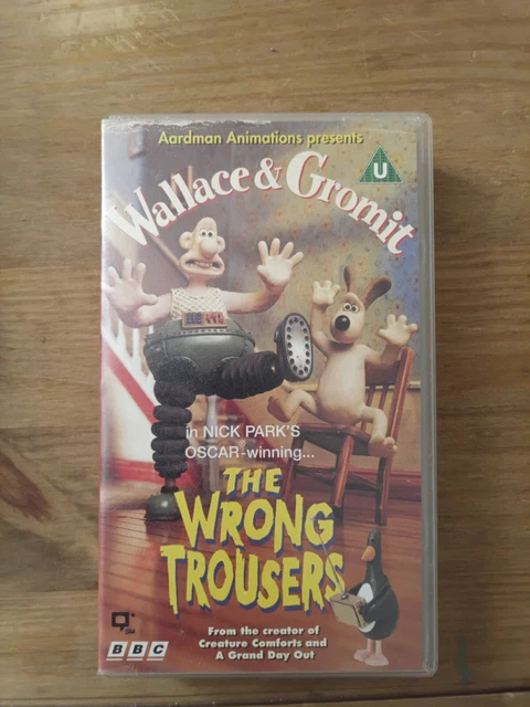 WALLACE AND GROMIT - The Wrong Trousers (VHS/H, 1994) £6.49 - PicClick UK