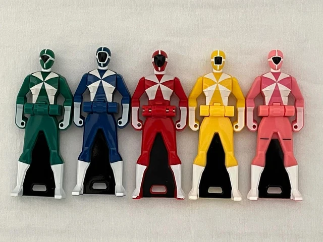 POWER RANGERS LIGHTSPEED Rescue GoGoFive Ranger Key 5set Bundle Bulk ...