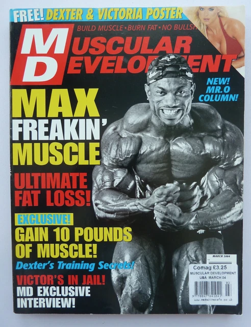 MUSCULAR DEVELOPMENT MAGAZINE - Volume: 41 #3 - March 2004 VF 8.0 £11. ...