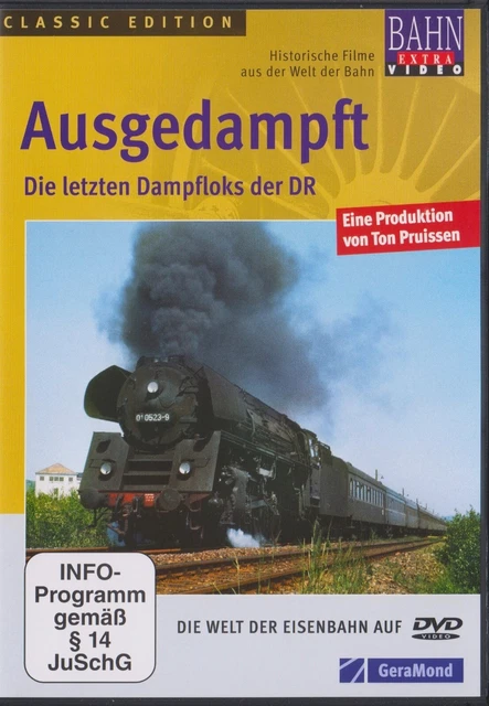 DVD BAHN EXTRA CLASSIC Ausgedampft Die Letzten Dampfloks Der DR DDR DVD BAHN EXTRA CLASSIC Ausgedampft Die Letzten Dampfloks Der DR DDR