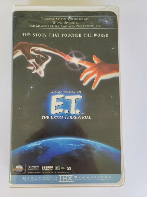 RARE E.T. THE Extra Terrestrial (VHS- THX Remastered Edition 1996 ...